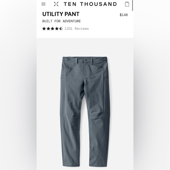 Ten Thousand | Pants | Ten Thousand Utility Military Grade Pant Gray ...